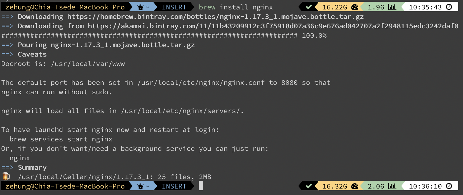 [Tool Note] - Mac OS 使用 Homebrew 建置 Web 開發環境 | RexHung's Blog